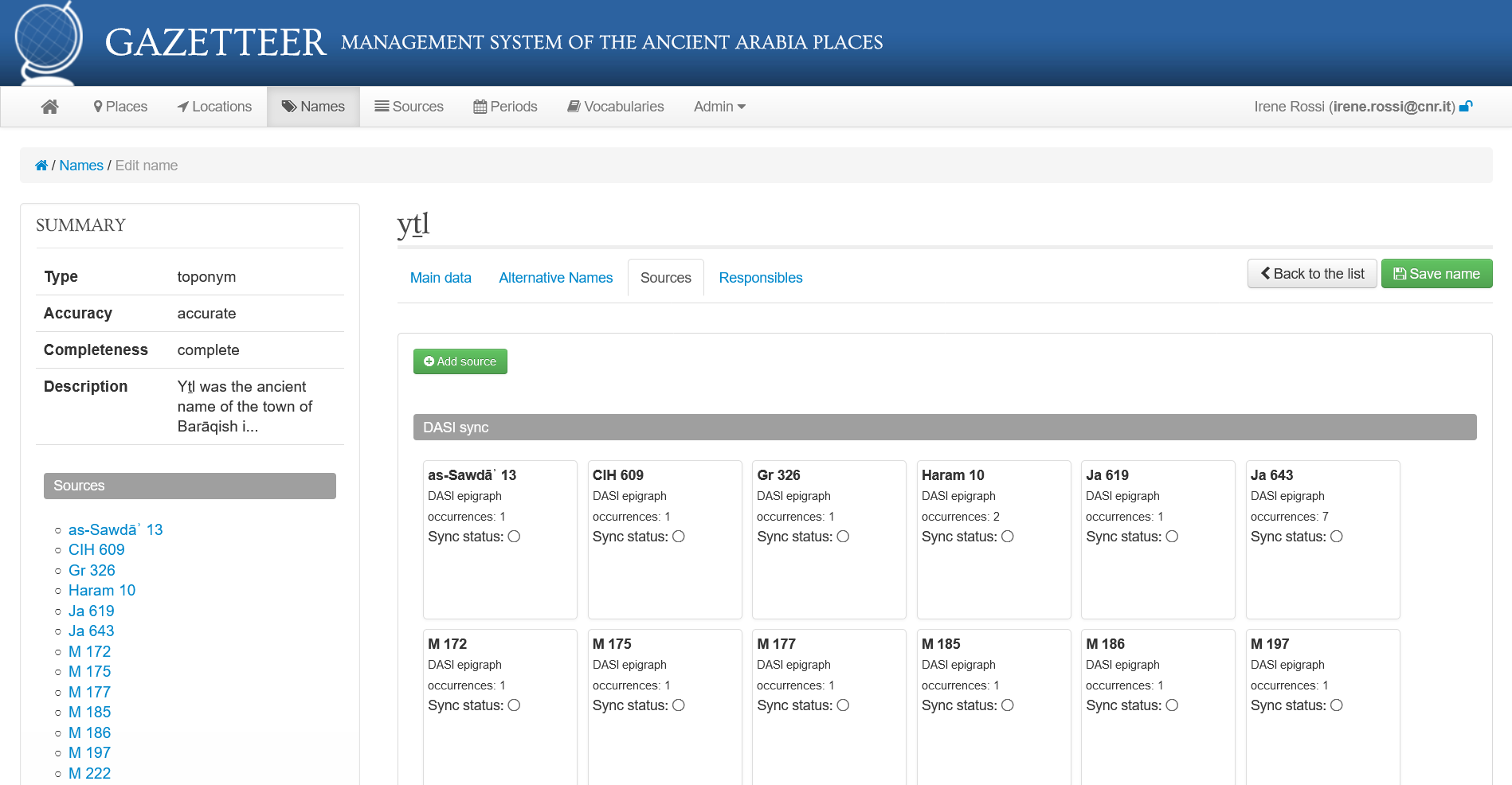 The digital Gazetteer of Ancient Arabia -- An example of reuse and ...