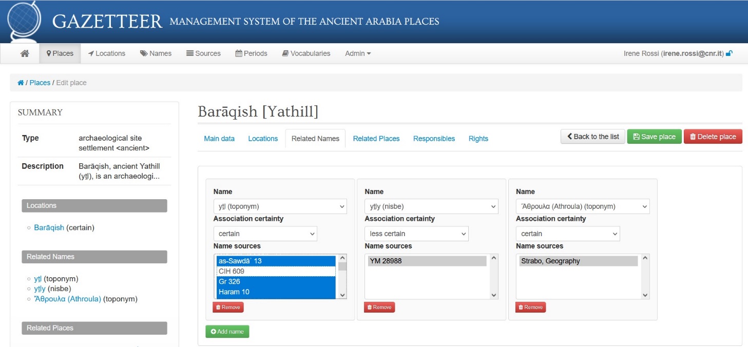The digital Gazetteer of Ancient Arabia -- An example of reuse and ...