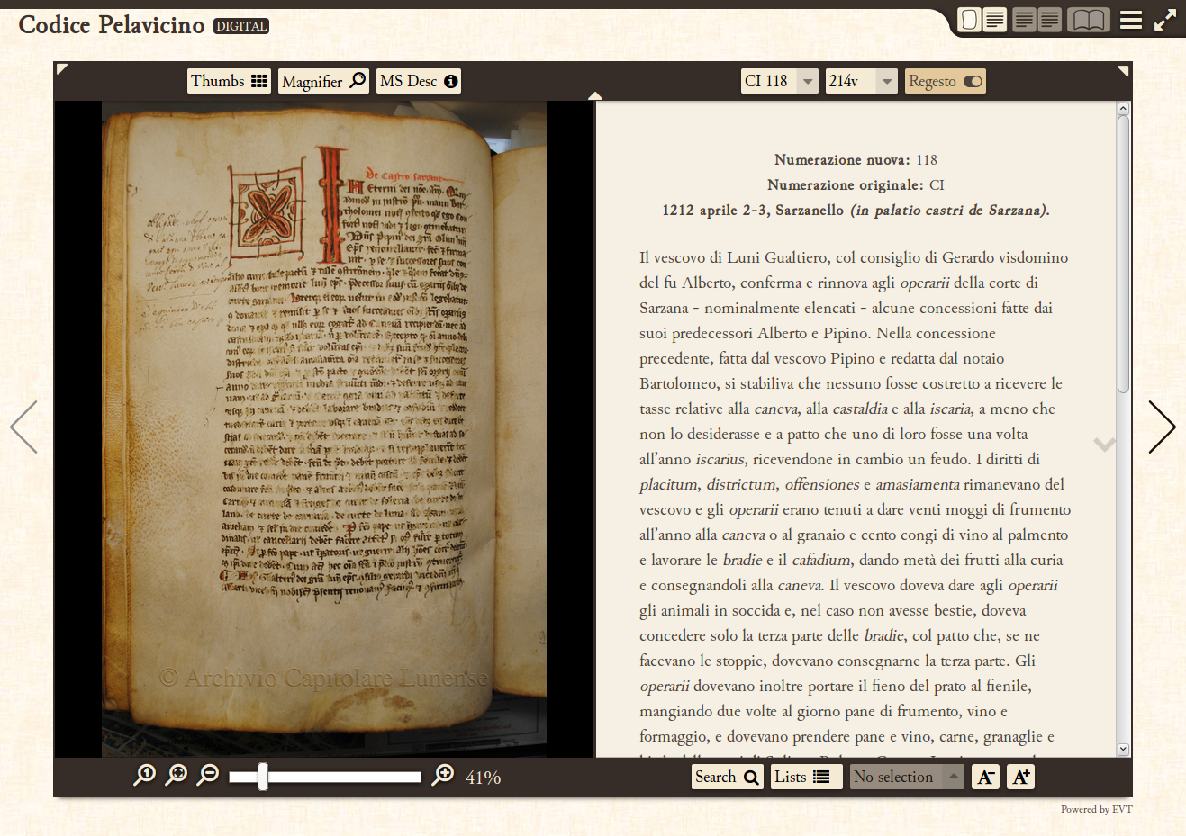 Il Codice Pelavicino tra edizione digitale e Public History
